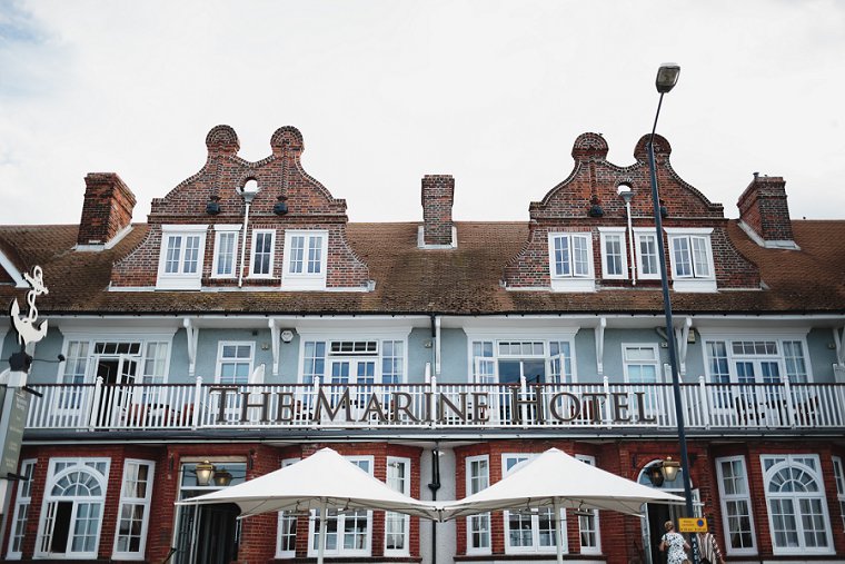 Marine Hotel in Whitstable Wedding Photography | Paul Fuller